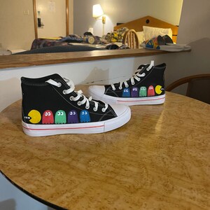 Converse X Pacman Custom Sneakers - Etsy