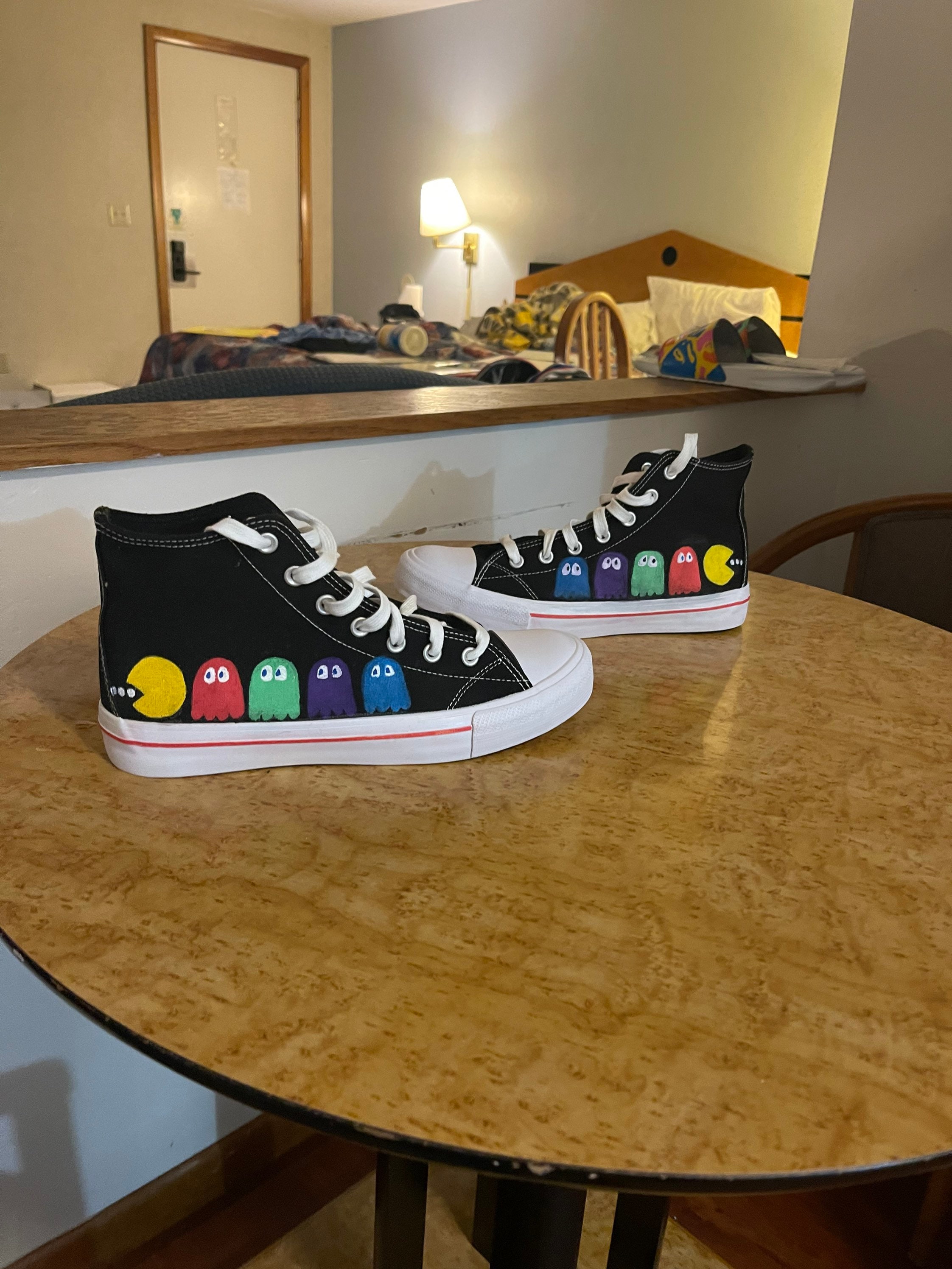 Converse X Pacman Custom Sneakers - Etsy