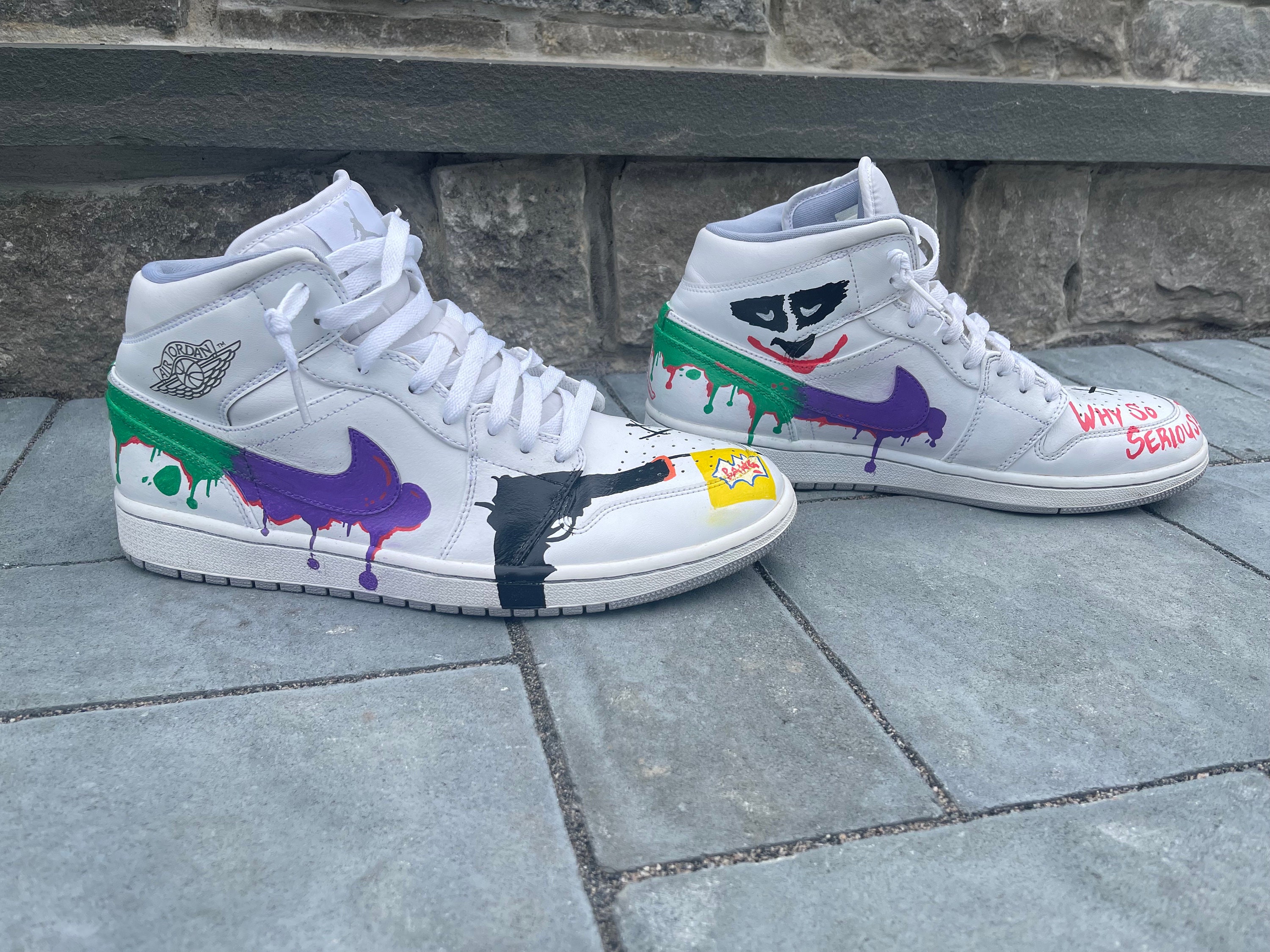 Custom Nike Jordan 1 Paint Drip Galaxy - Etsy