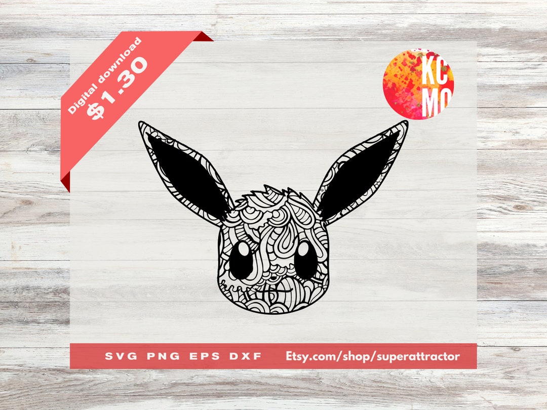 Eevee Coloring Page Pokemon Art Stencil Outline Gifts for - Etsy Australia