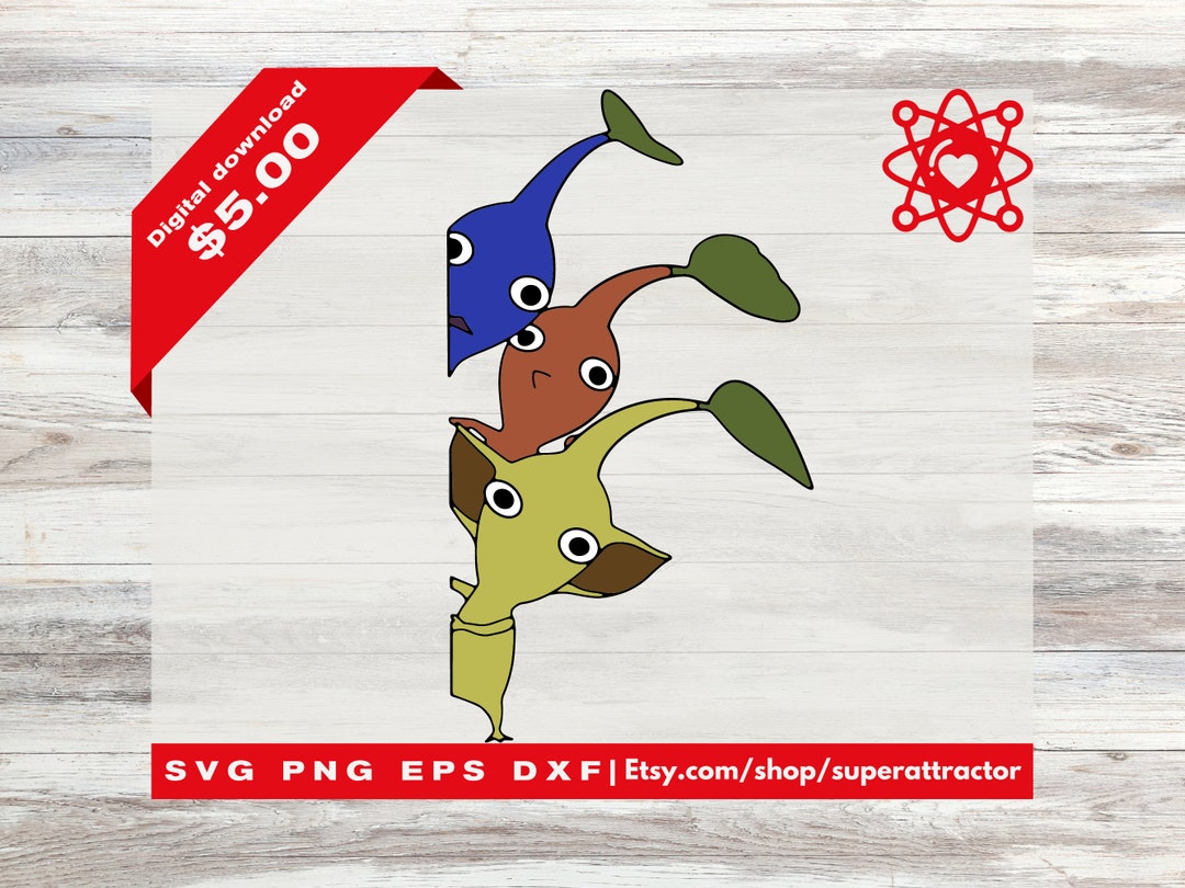 Buy Pikmin PNG SVG Digital Download Cut File Online in India - Etsy