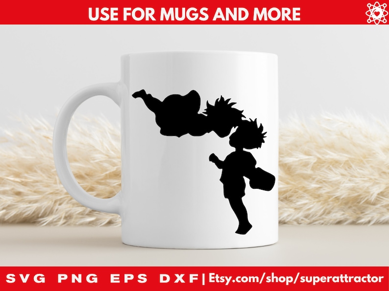Ponyo y Sosuke Studio Ghibli SVG Plantilla Descarga digital - Etsy México