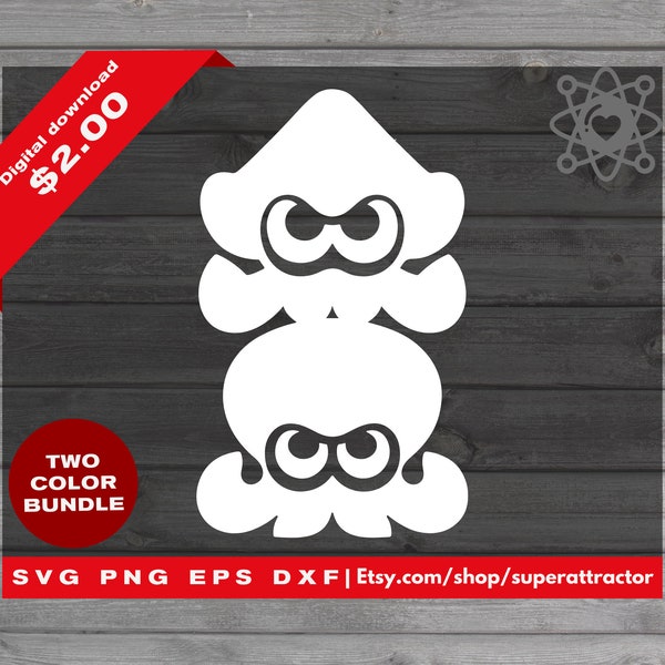 Splatoon Svg Files - Etsy