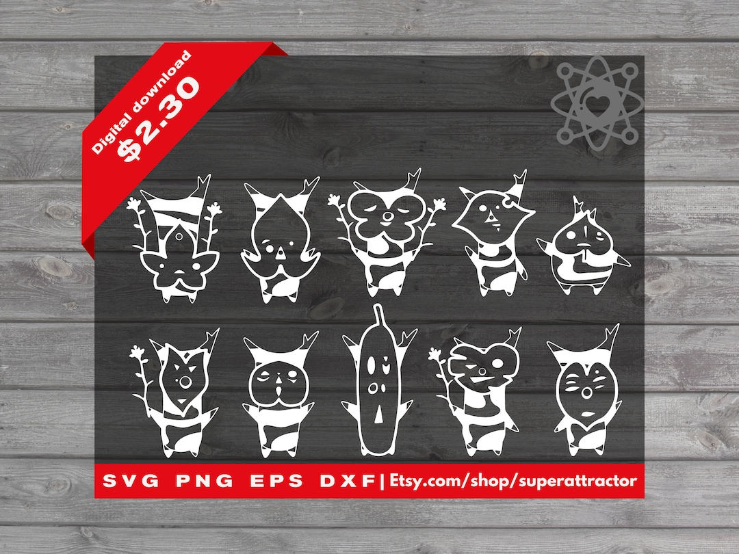 Korok Design Bundle Legend of Zelda SVG PNG DXF Cut - Etsy Australia