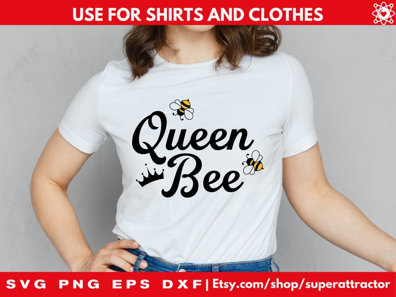 Queen Bee Crown Vector, Svg, EPS, PNG, Dxf Downloadable File - Etsy