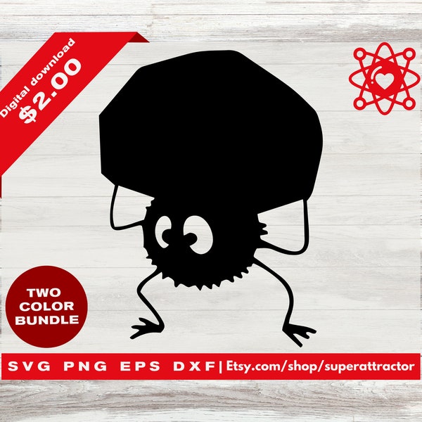 Soot Sprite Coloring Page - Etsy