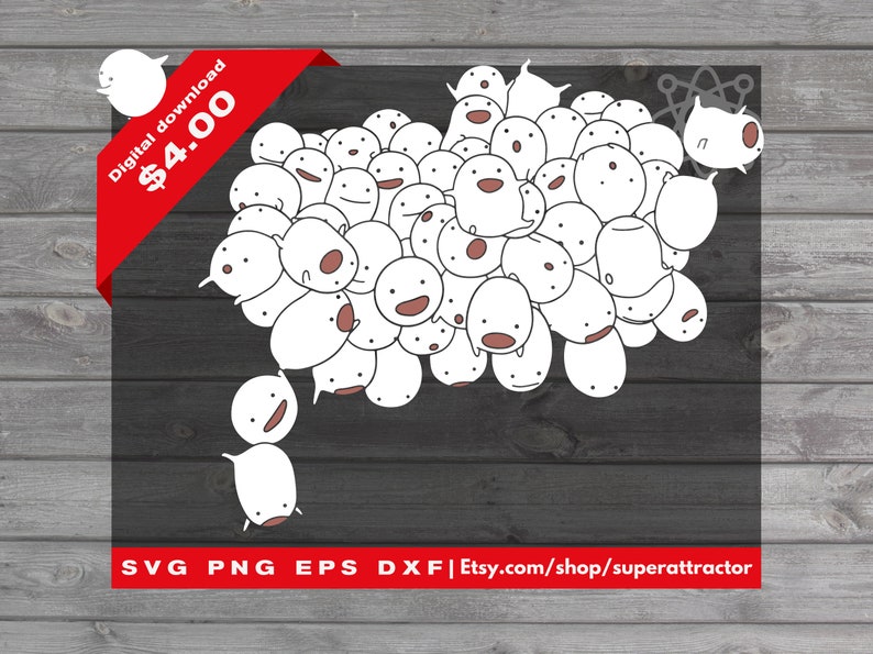 Warawara SVG Sheet, Studio Ghibli: the Boy and the Heron, Warawara ...