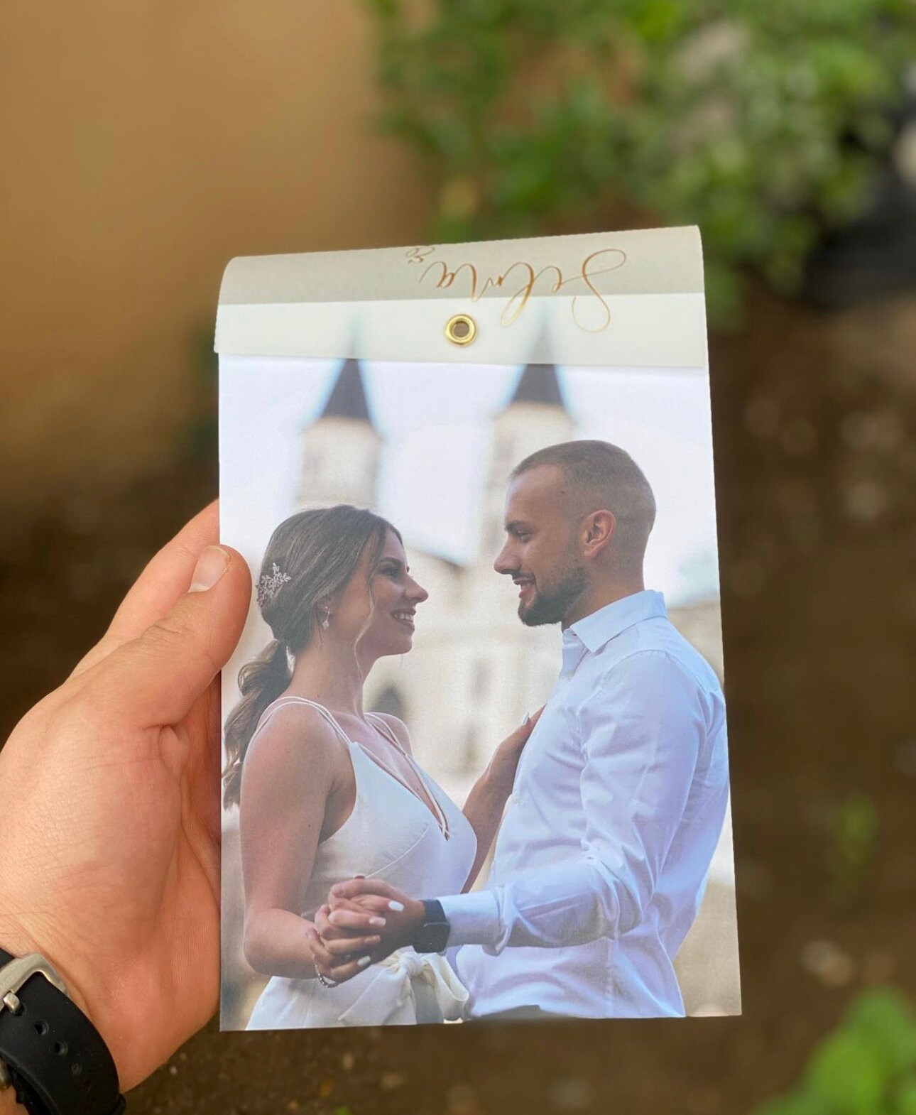 Photo Wedding Invitation, Wedding Invitation With Tracing Paper ...