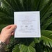 White Paper Embossed Model, White Invitation, Unique Invites, Real Foil ...