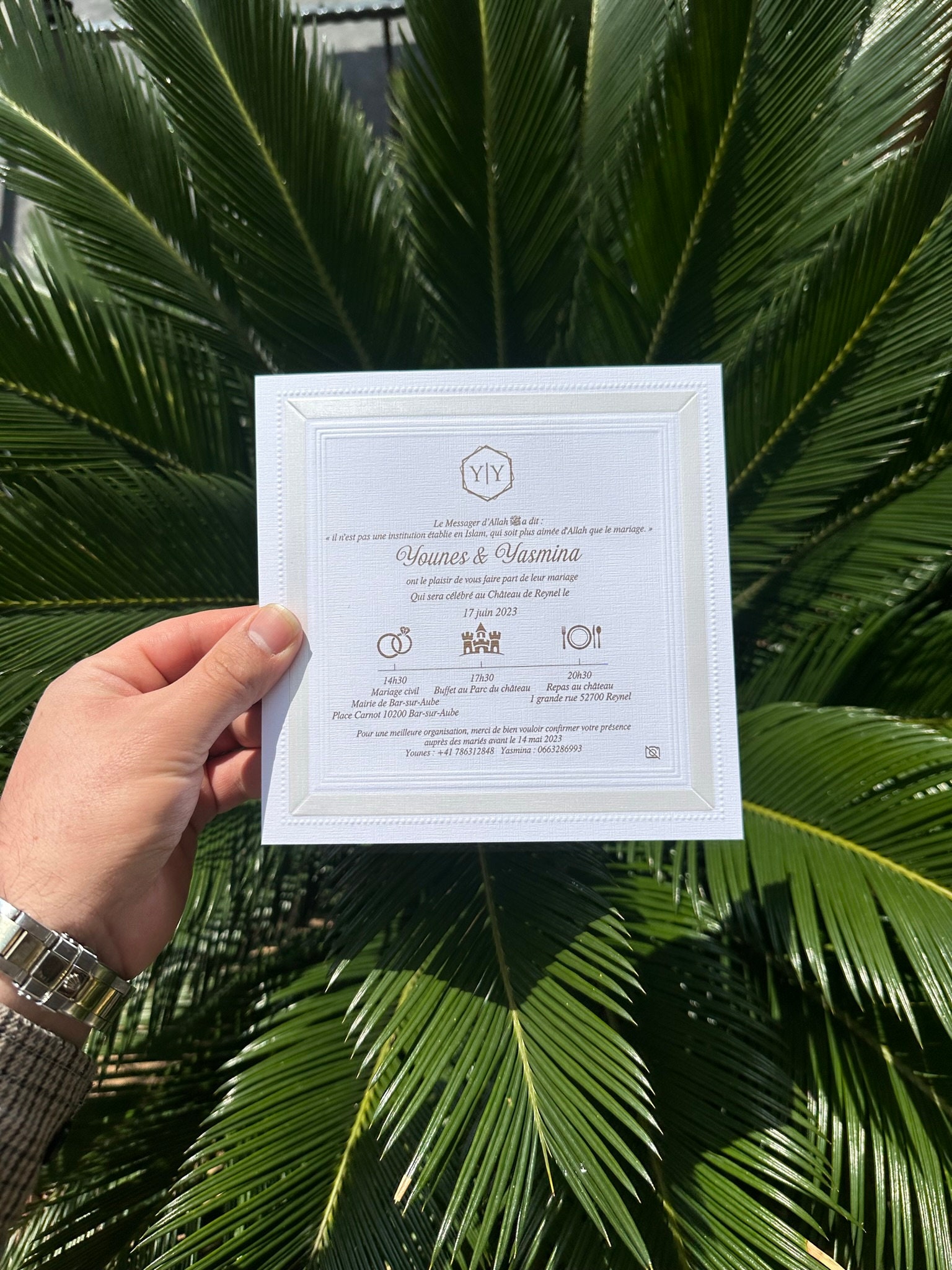 White Paper Embossed Model, White Invitation, Unique Invites, Real Foil ...