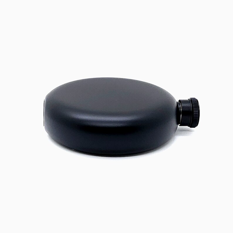 Dont Tread on Me | Matte Black Stainless Steel Hip Flask With Funnel ...