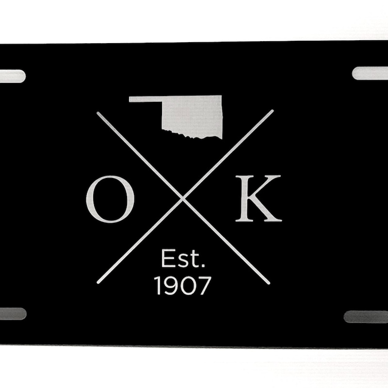 Oklahoma License Plates - Etsy