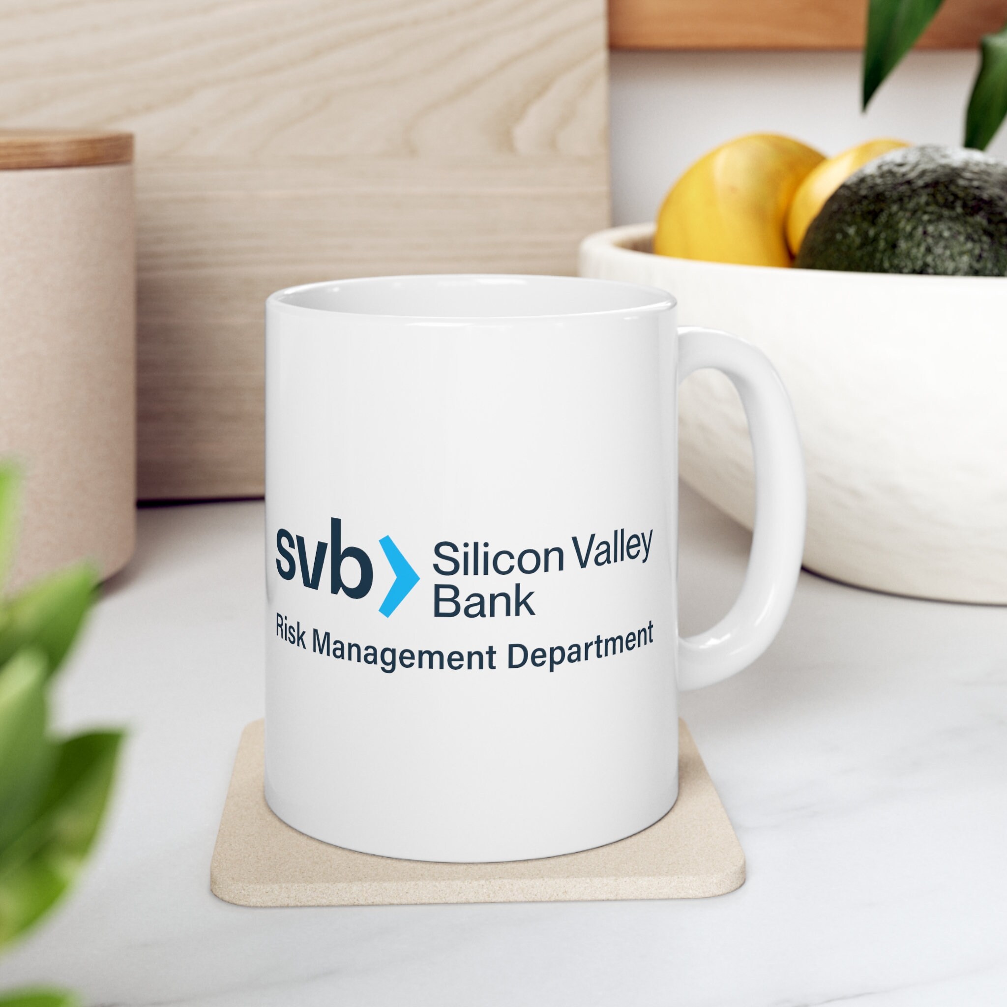 Silicon Valley Bank SVB Risk Management Department White Mug 11oz - Etsy