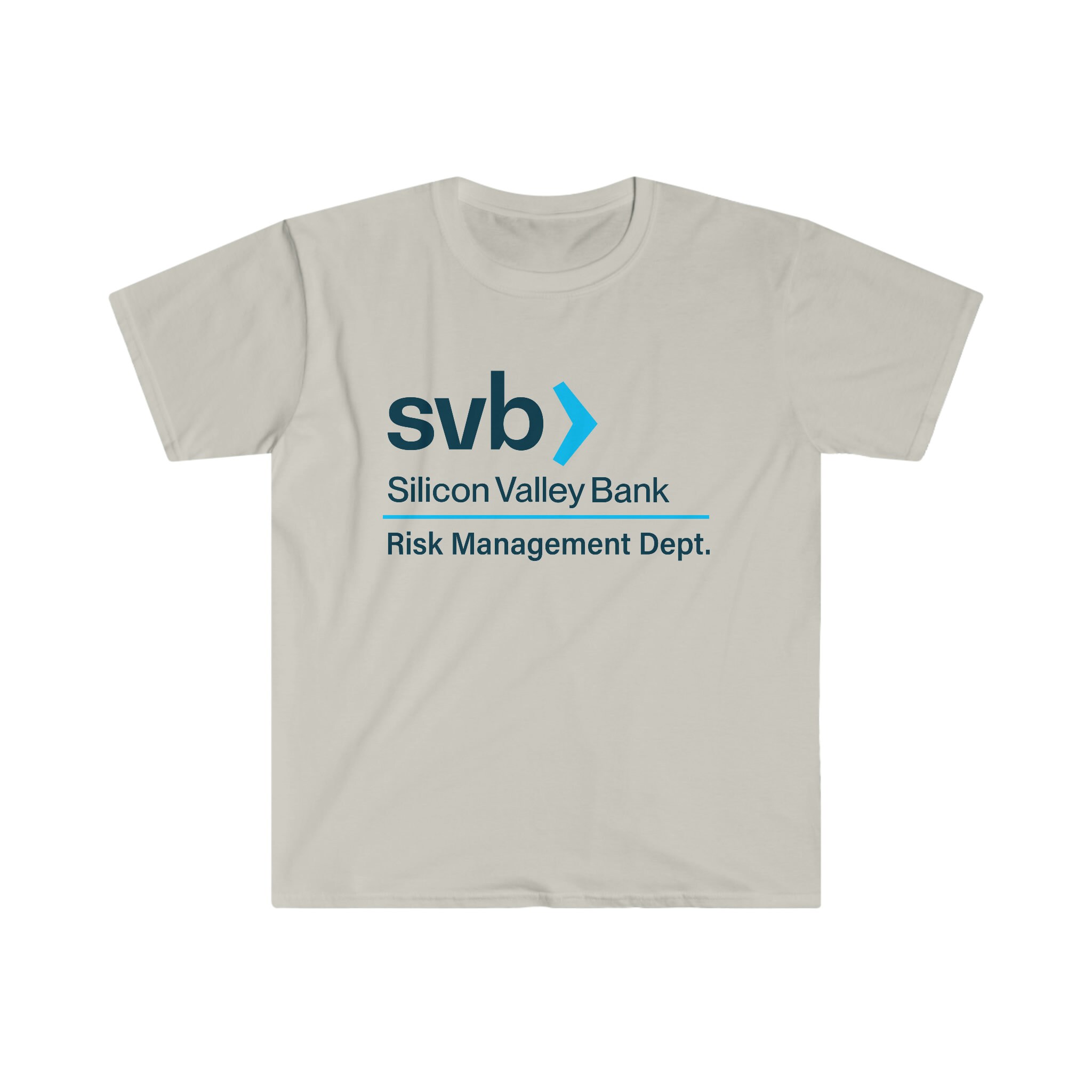 Svb Silicon Valley Bank Risk Management Dept. Cotton T-shirt - Etsy