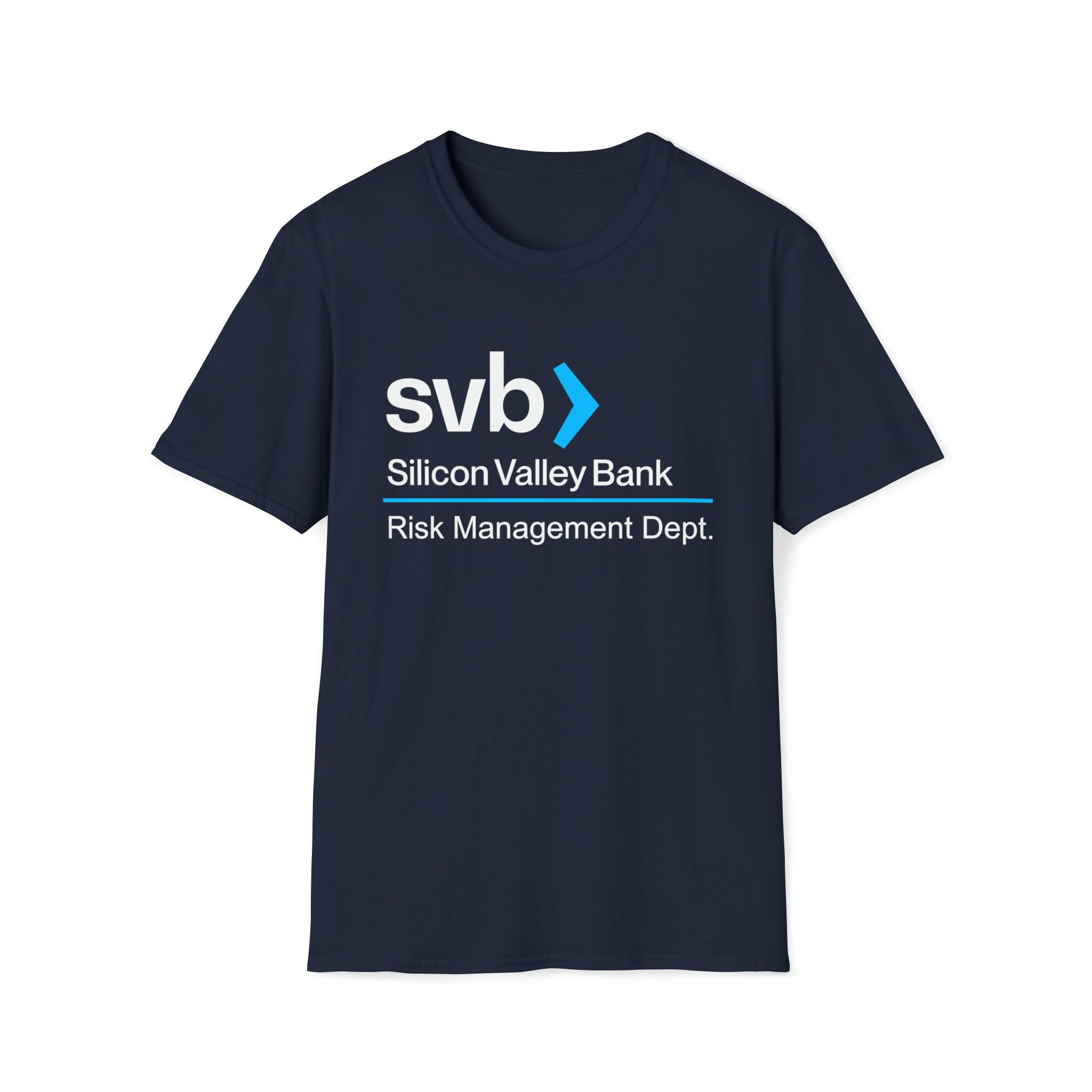Svb Silicon Valley Bank Risk Management Dept. Cotton T-shirt - Etsy