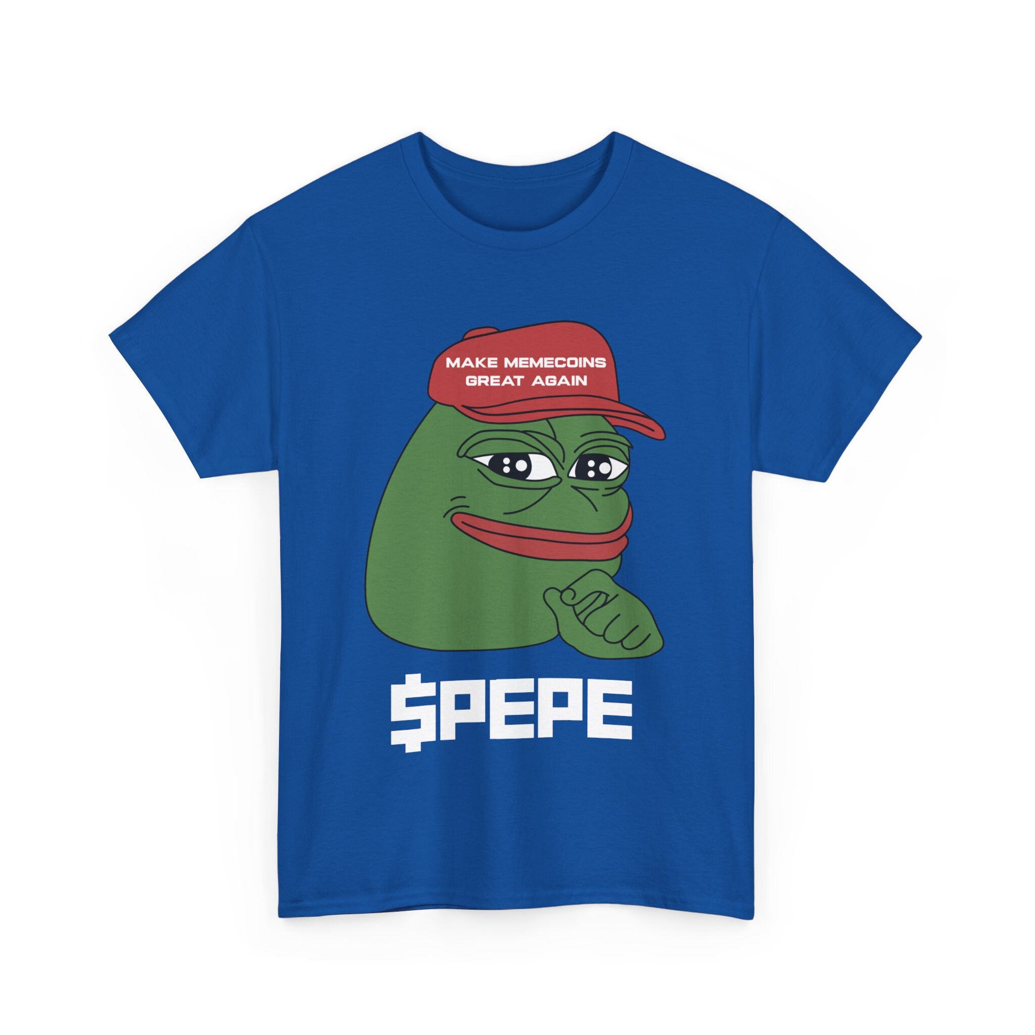 Pepe Meme Coin Heavy Cotton Tee, Pepecoin T-shirt, PEPE Meme Crypto ...