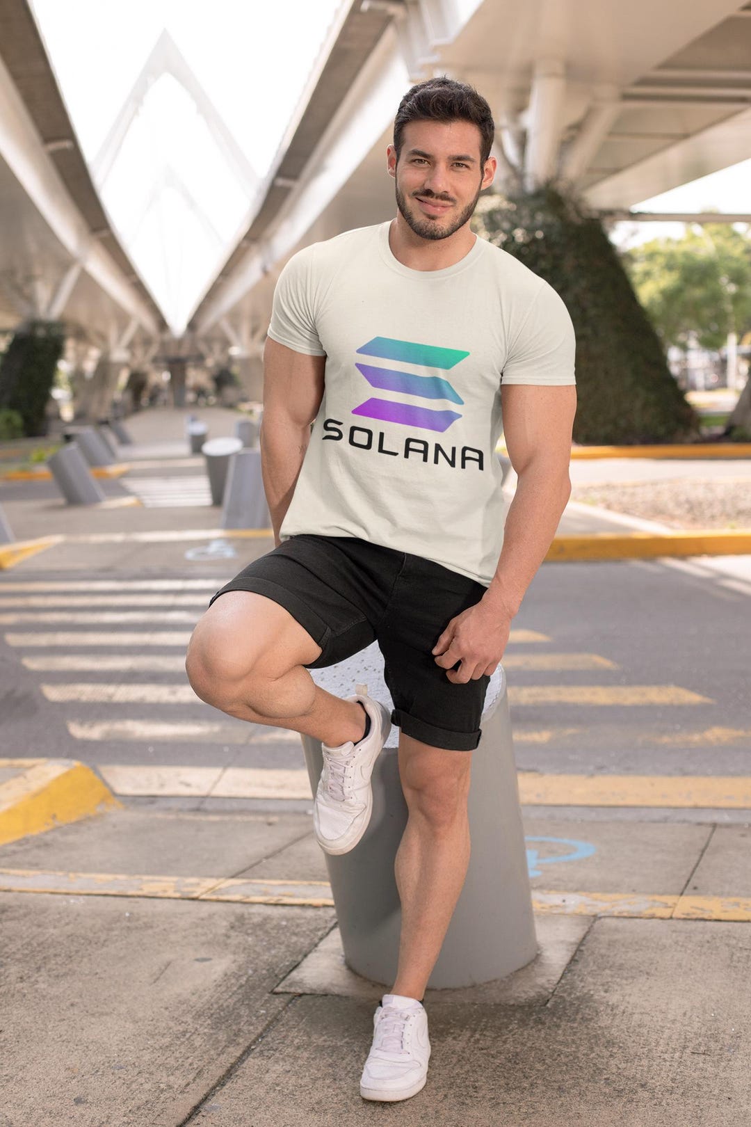 Solana Heavy Cotton T-shirt, SOL Crypto Tee, Cryptocurrency Shirt ...