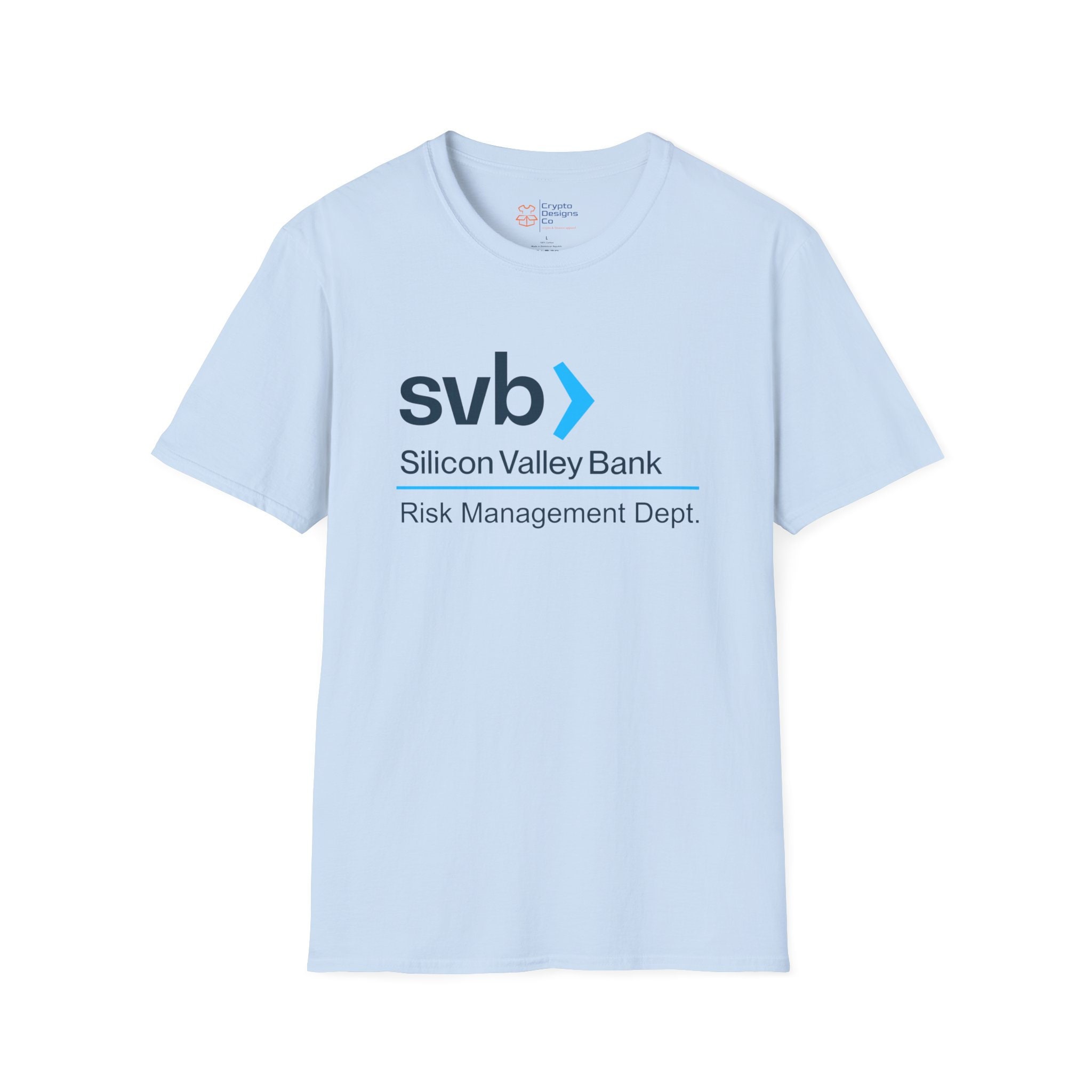 Svb Silicon Valley Bank Risk Management Dept. Crewneck T-shirt, Funny ...