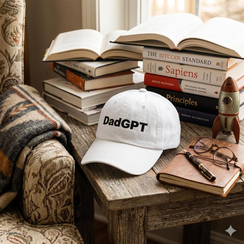 Dadgpt Hat - Embroidered Chatgpt Parody Cap, Funny Dad AI Gift, Nerdy ...