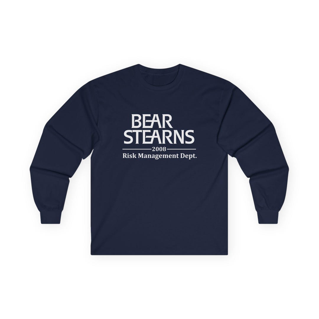 Bear Stearns Risk Management Department 2008 Cotton Long Sleeve Shirt ...
