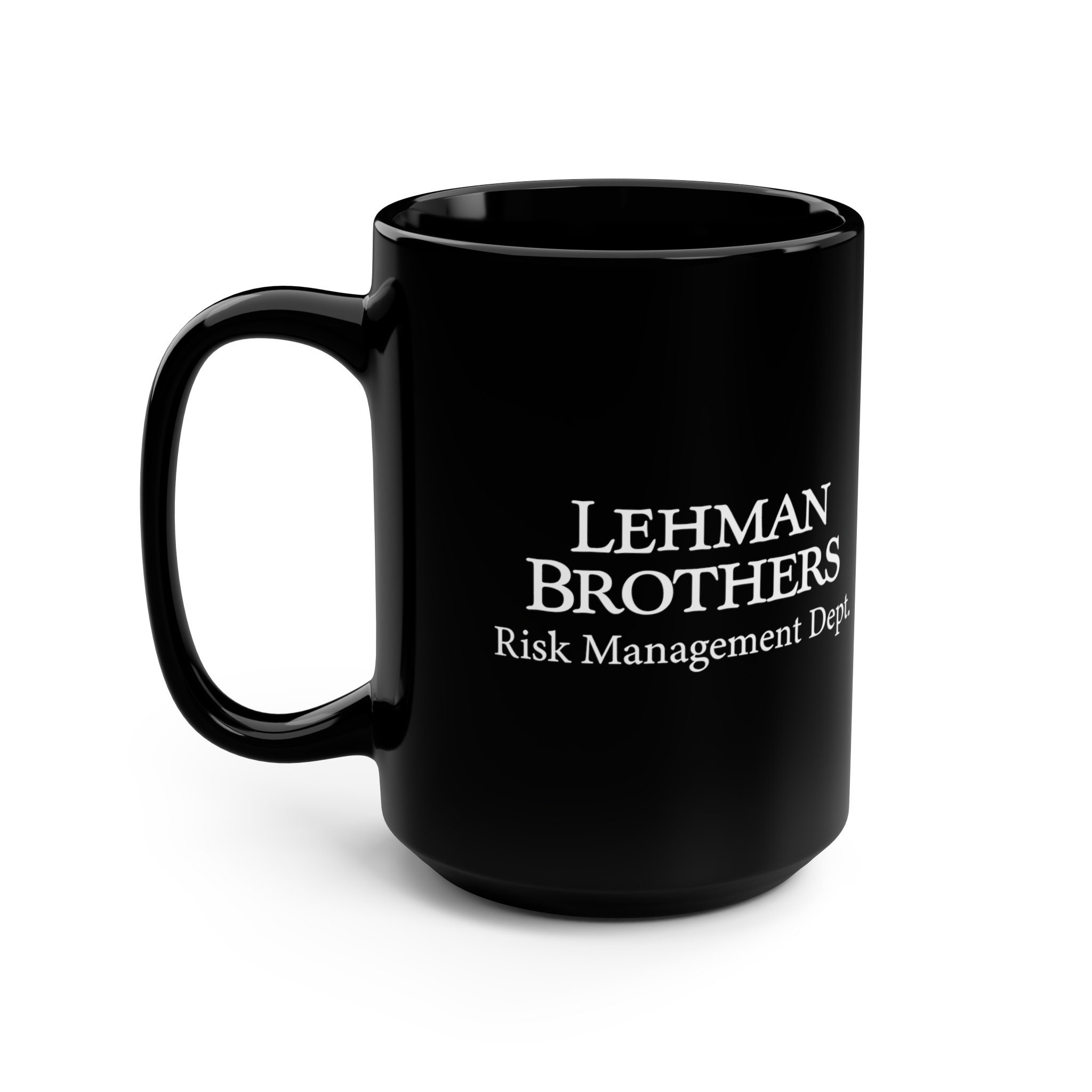 Lehman Brothers Risk Management Dept. Black Coffee Mug 15oz - Etsy