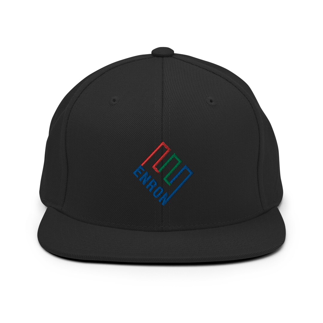 Enron Embroidered Snapback Hat, Funny Enron Energy Baseball Cap, Wall ...