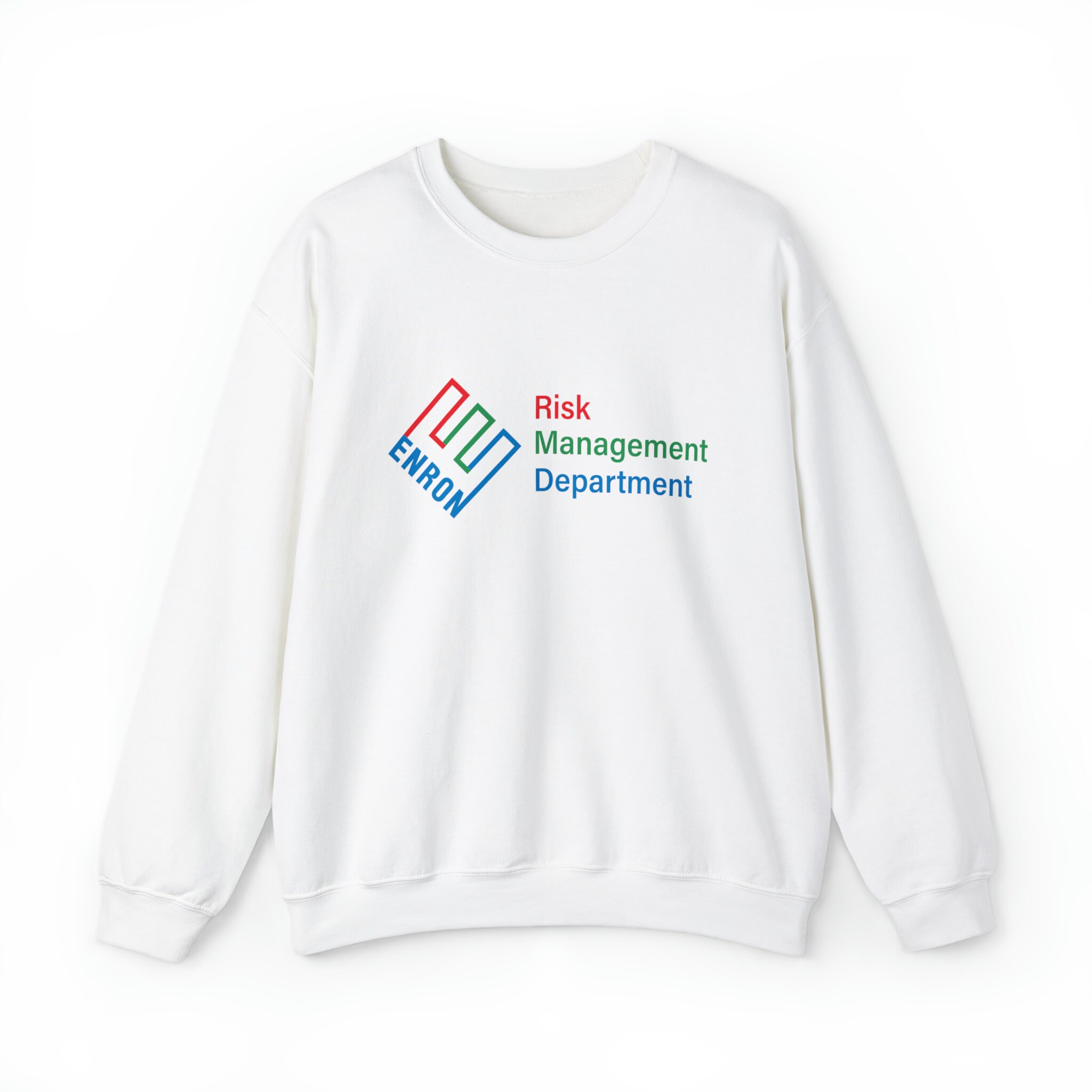 Enron Risk Management Department Crewneck Crewneck Sweatshirt Funny - Etsy