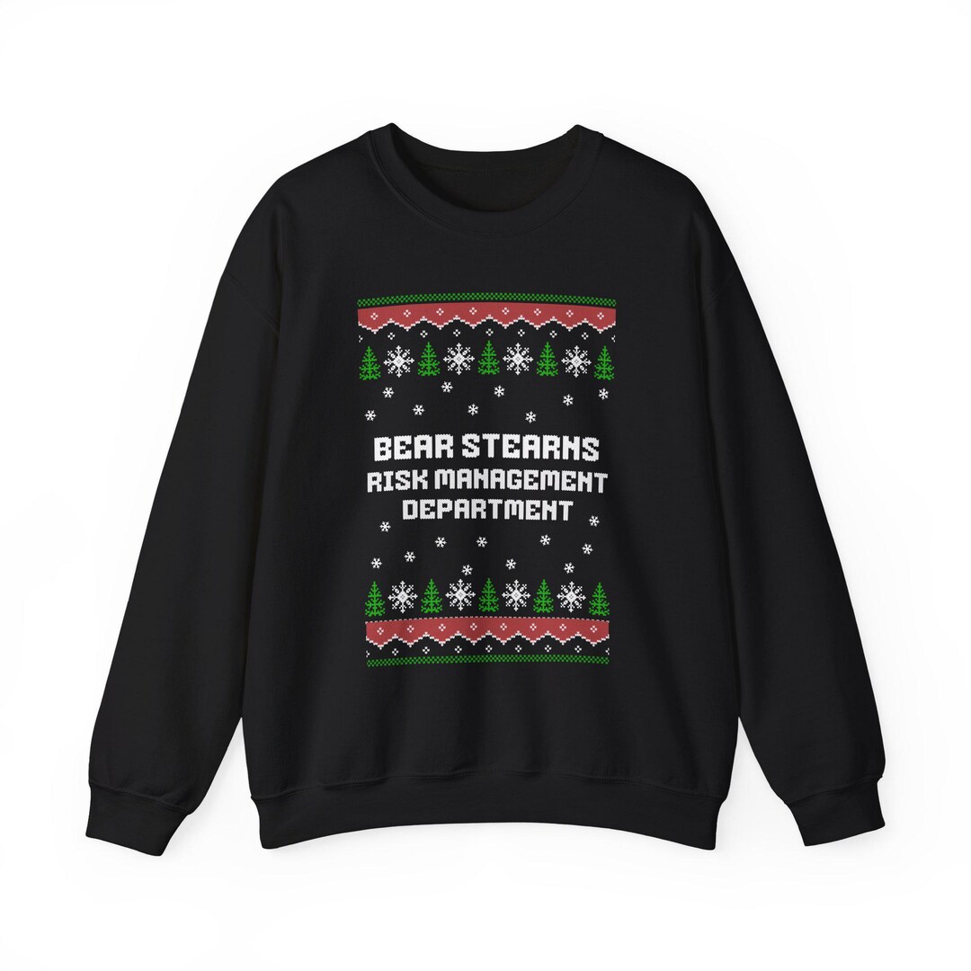 Bear Stearns Risk Management Department Ugly Christmas Sweater | Funny ...