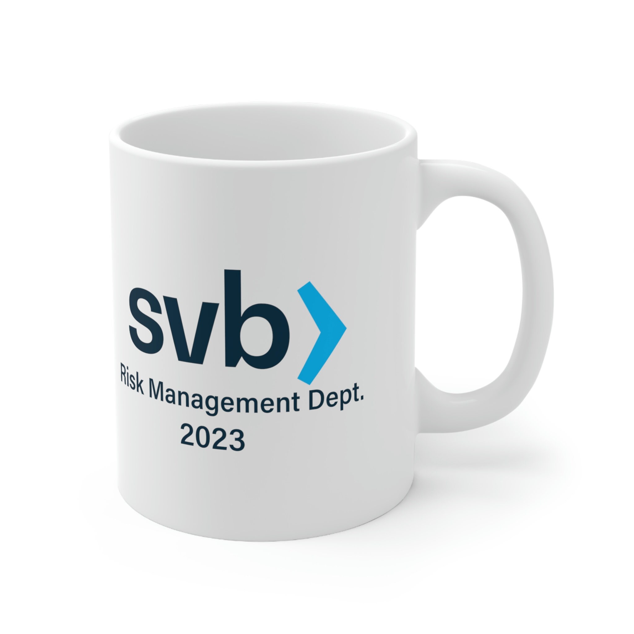 SVB Silicon Valley Bank Risk Management Dept. White Ceramic - Etsy