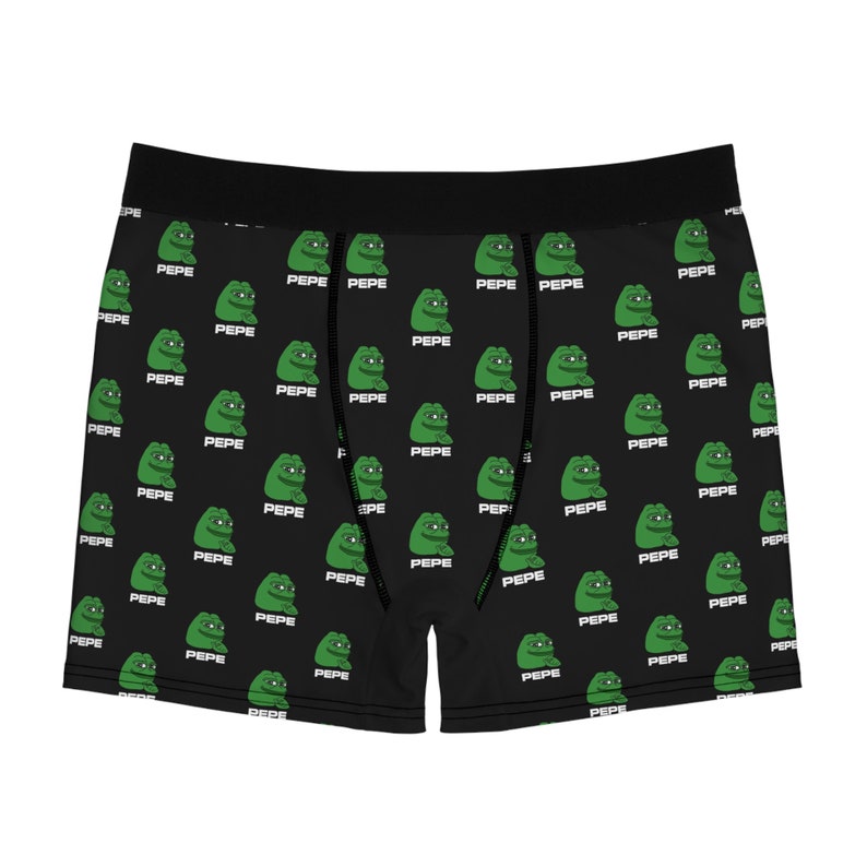 Pepecoin PEPE Boxer Briefs, Pepe Meme Token Boxers, Memecoin ...