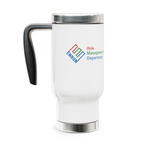 Enron Risk Management Department Stainless Steel Travel Mug With Handle ...