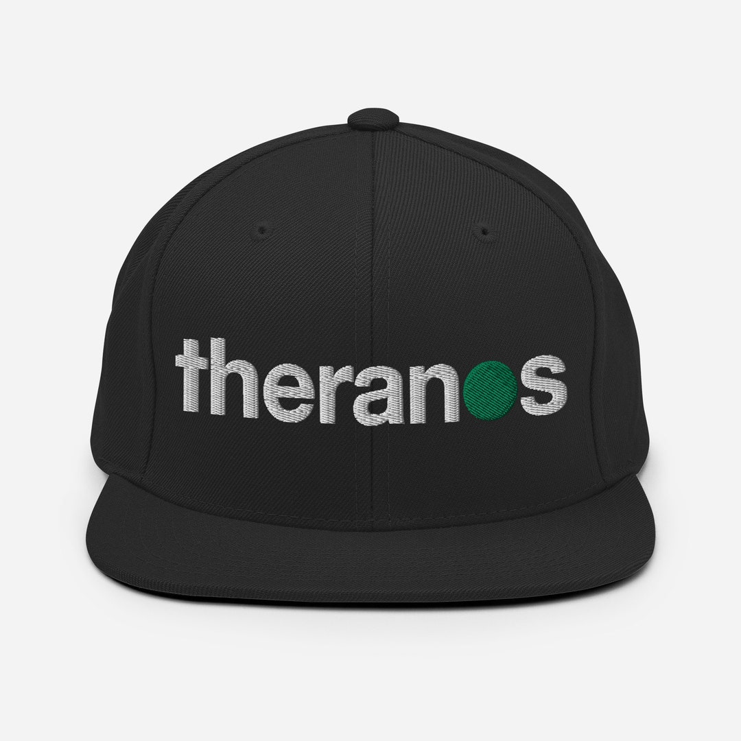 Theranos Snapback Hat, Funny Theranos Flat Bill Hat, Elizabeth Holmes, Bad Blood, Stonks ...