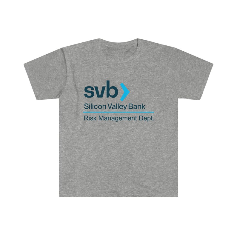 Svb Silicon Valley Bank Risk Management Dept. Cotton T-shirt - Etsy