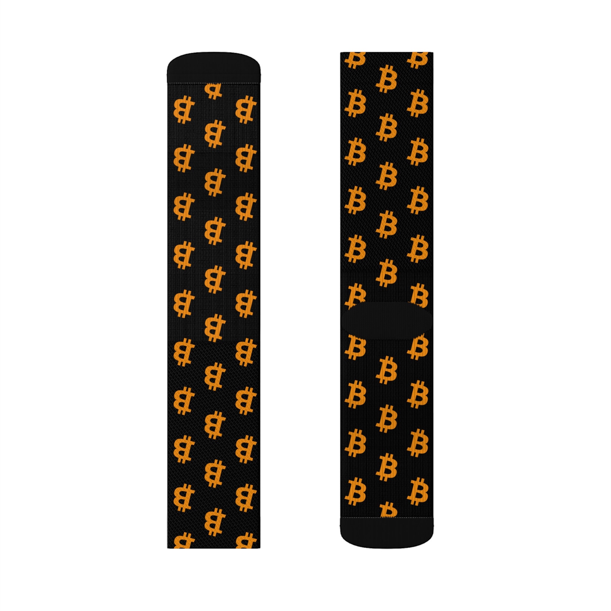 Bitcoin BTC Black Patterned Socks, Sizes S/M/L Crypto - Etsy