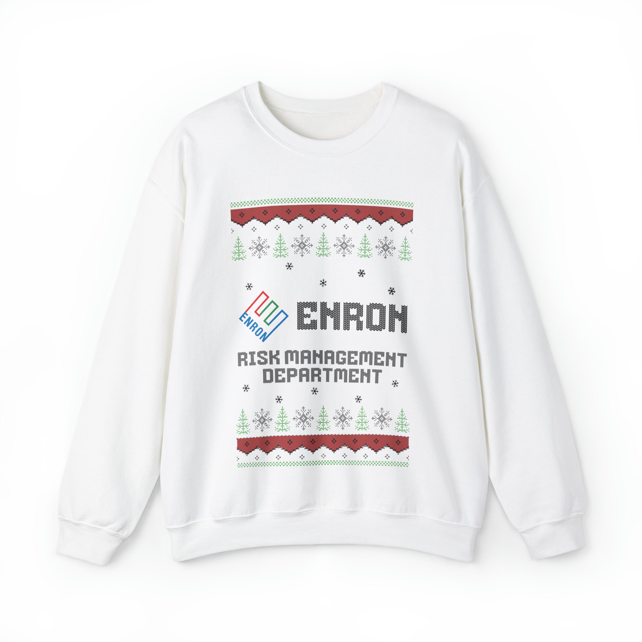 Enron Risk Management Dept Ugly Christmas Sweater Wall Street Finance ...