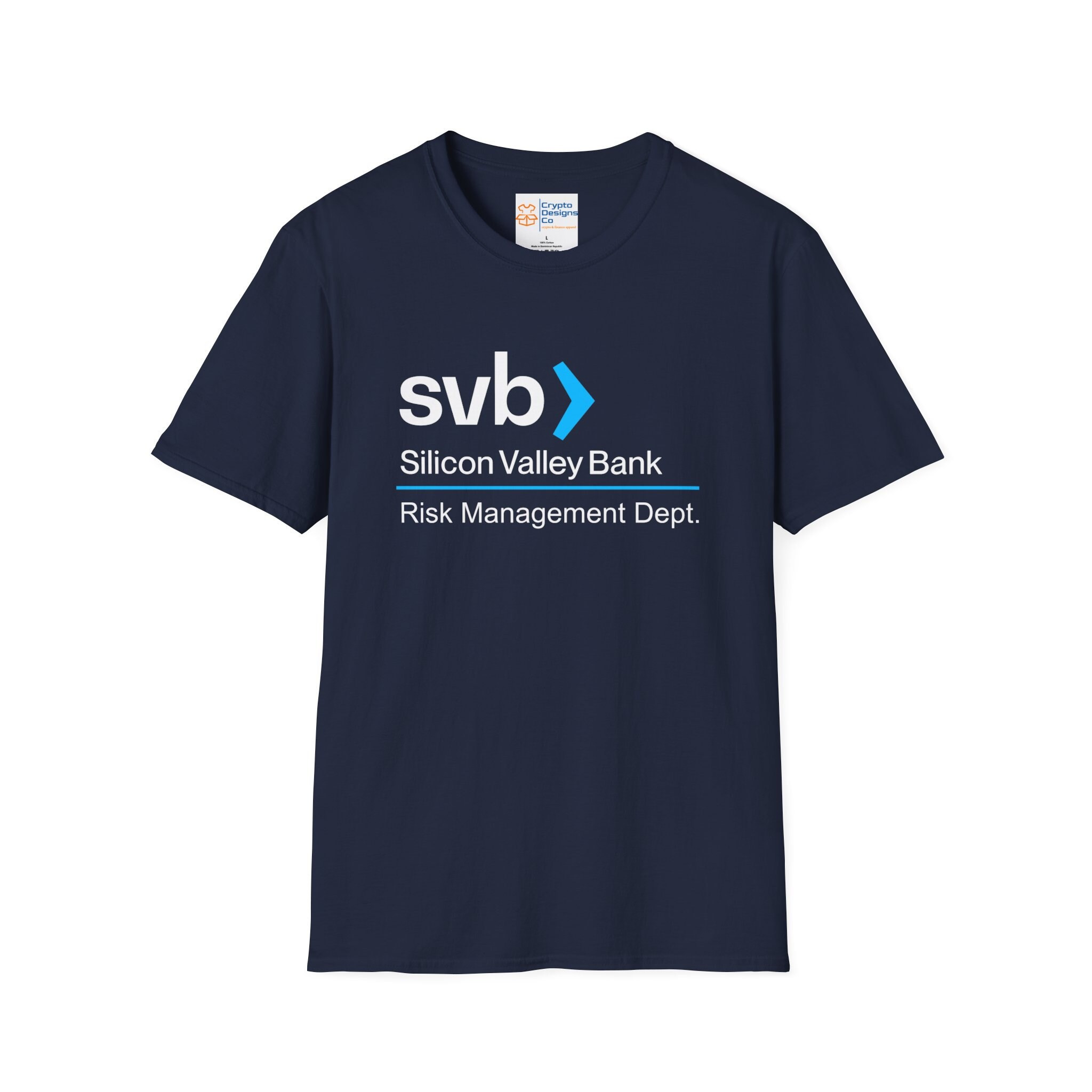 Svb Silicon Valley Bank Risk Management Dept. Crewneck T-shirt, Funny ...