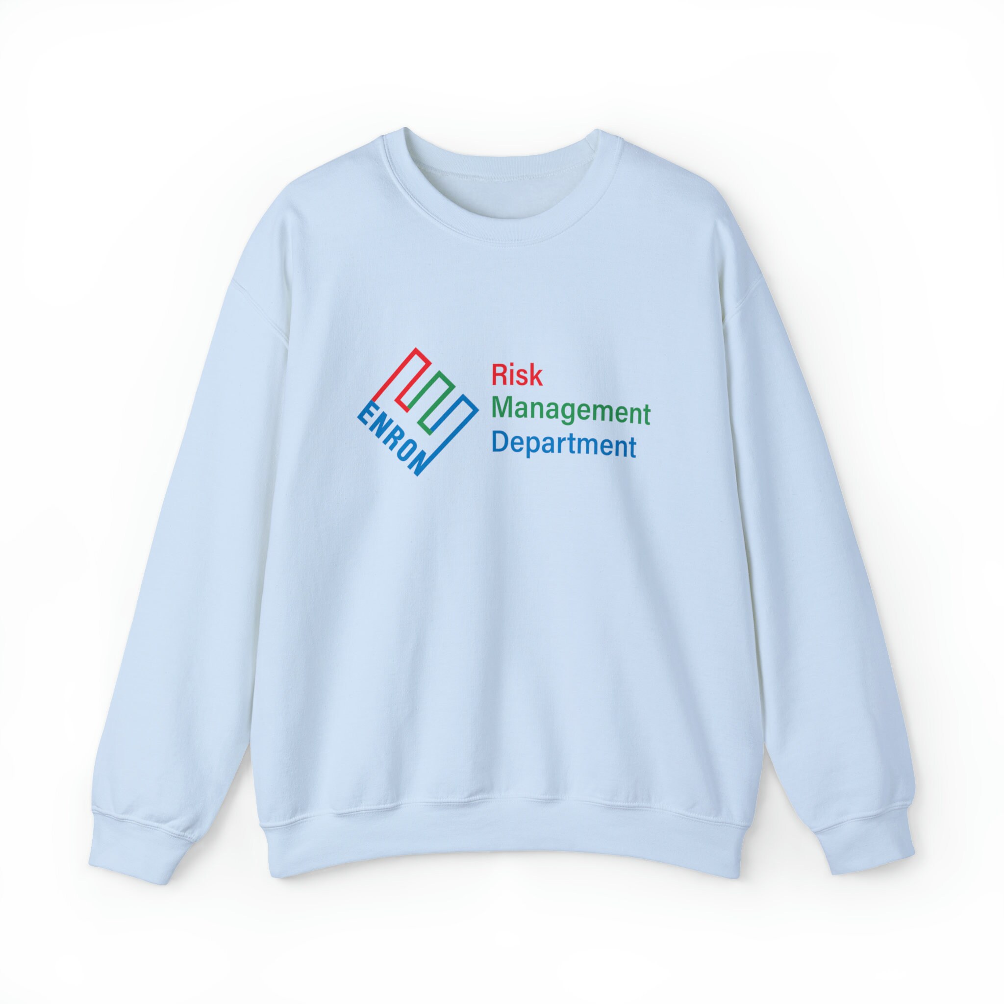 Enron Risk Management Department Crewneck Crewneck Sweatshirt Funny - Etsy