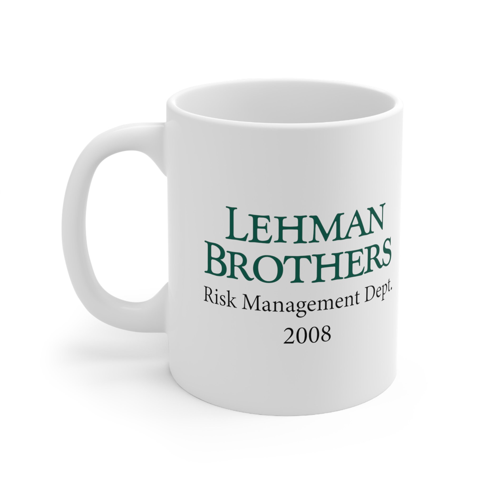 Lehman Brothers Risk Management Department White Mug 11oz - Etsy