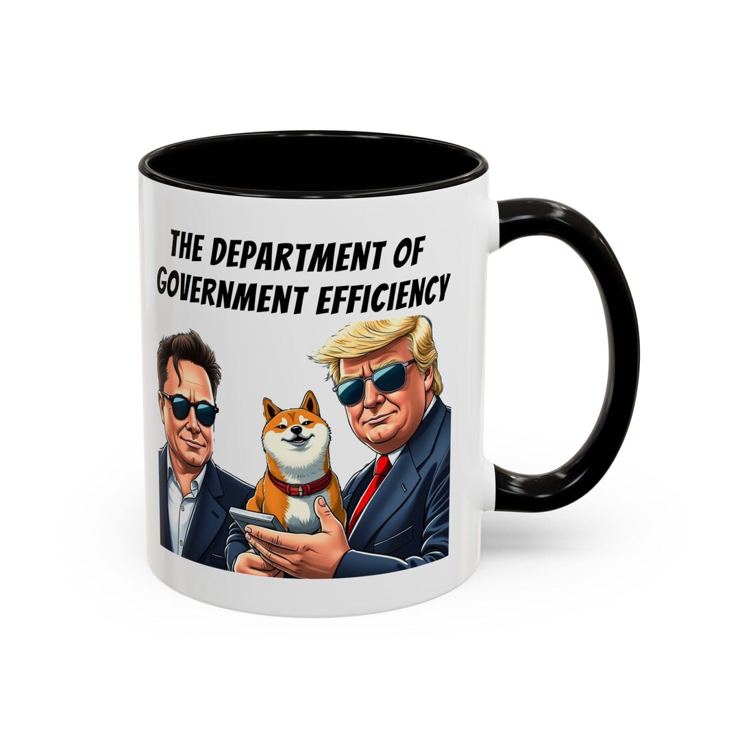 Department of Government Efficiency Coffee Mugs, (11oz, 15oz), Funny D ...