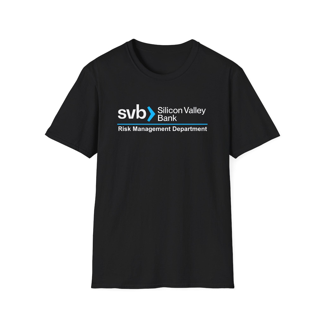 Silicon Valley Bank SVB Risk Management Department Crewneck Cotton T ...