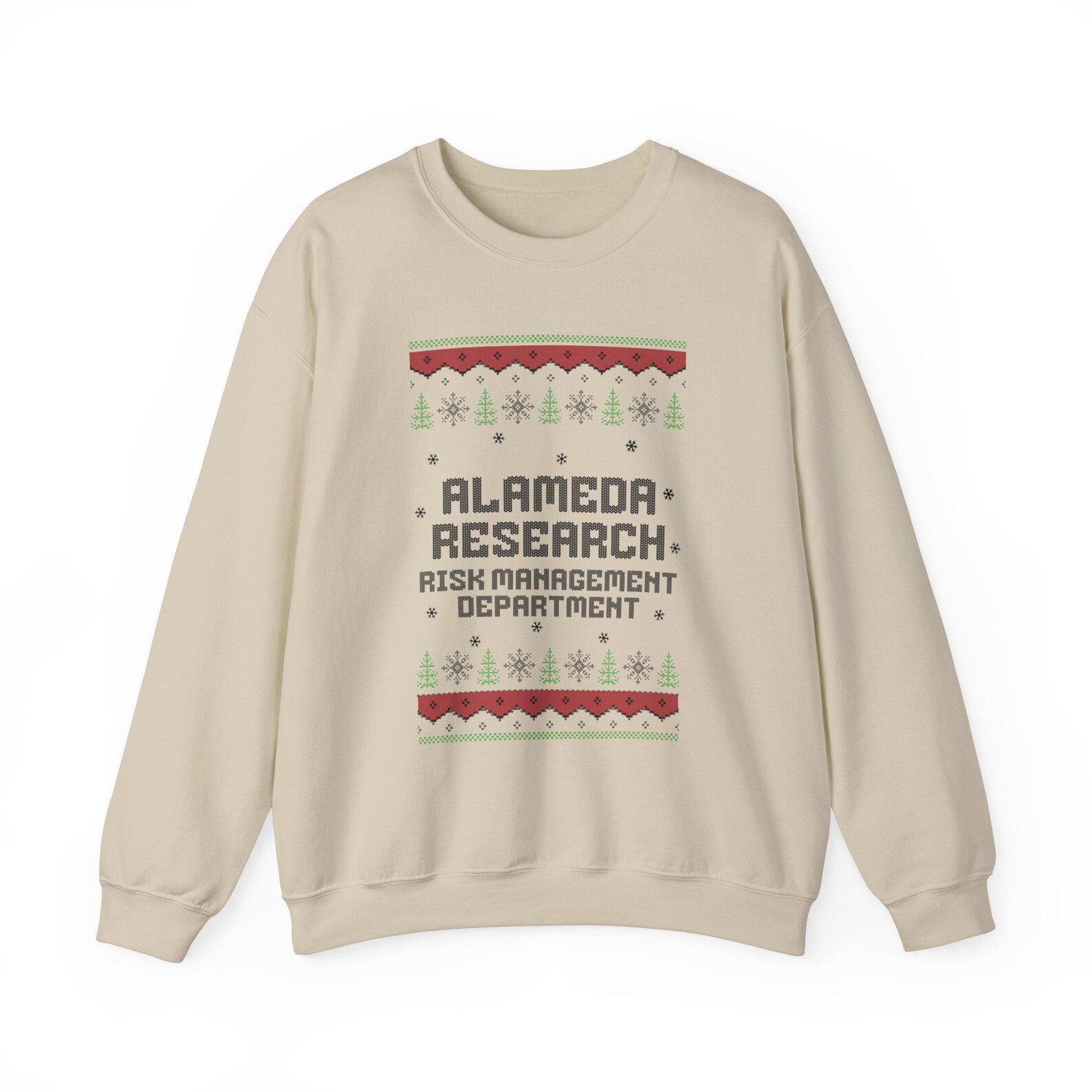 Alameda Research Risk Management Department Ugly Christmas Sweater ...