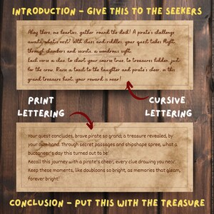 Indoor and Outdoor Pirate Treasure Hunt, Scavenger Hunt Game for Kids ...