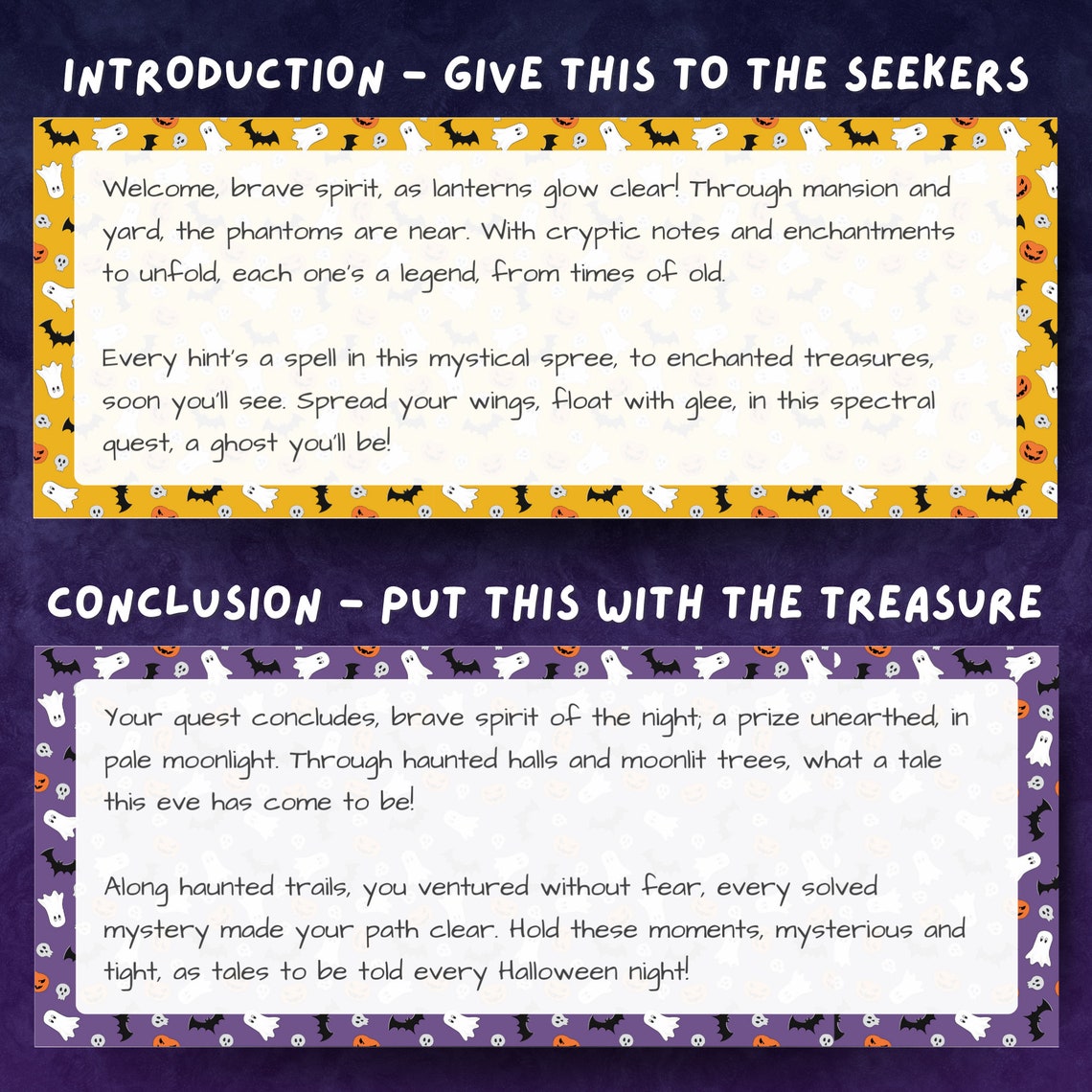 Halloween Scavenger Hunt for Kids: Spooky Treasure Adventure (PDF) - Etsy
