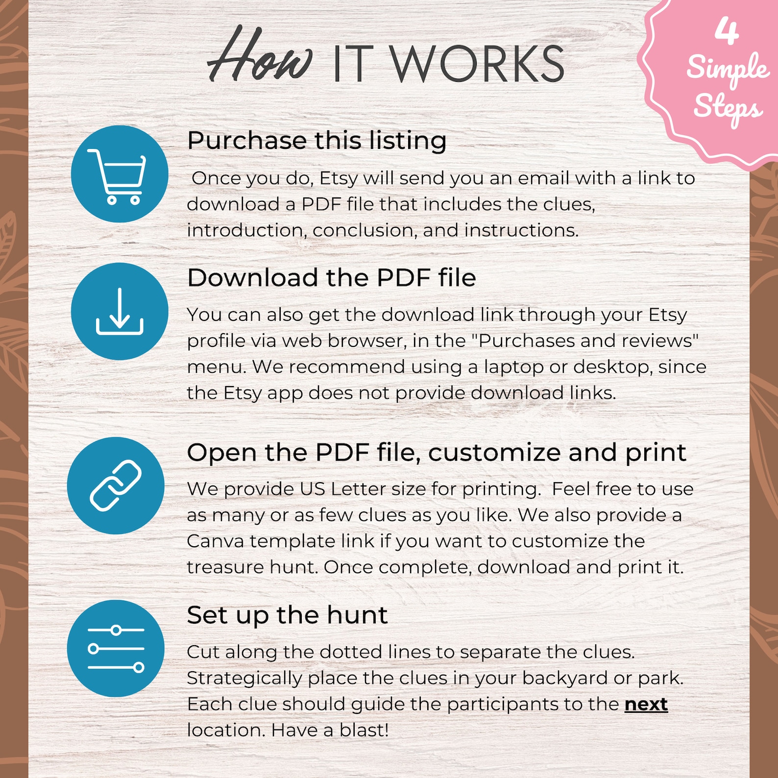 Outdoor Pirate Treasure Hunt Game, Scavenger Hunt Clues, Treasure Map ...