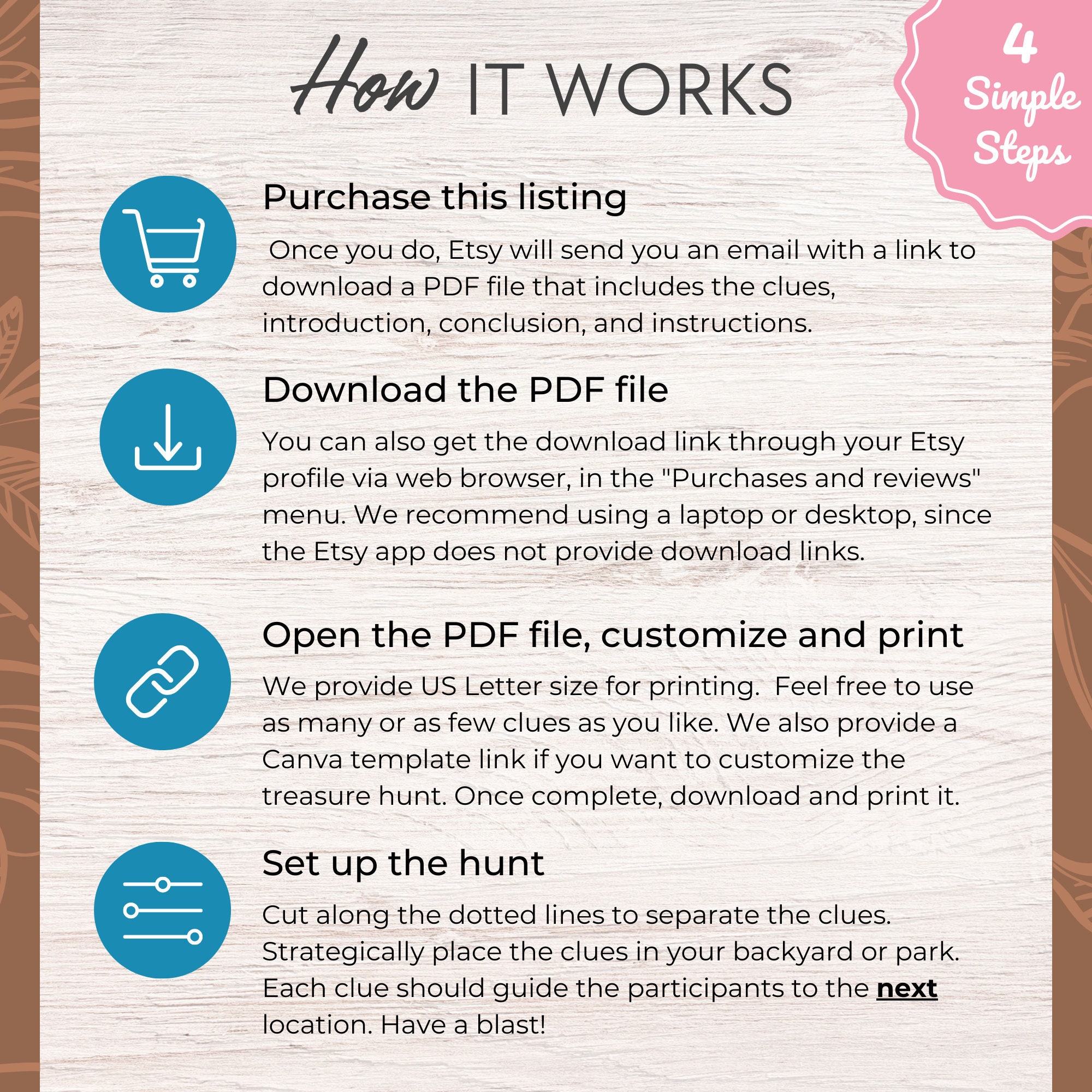 Outdoor Pirate Treasure Hunt Game, Scavenger Hunt Clues, Treasure Map ...