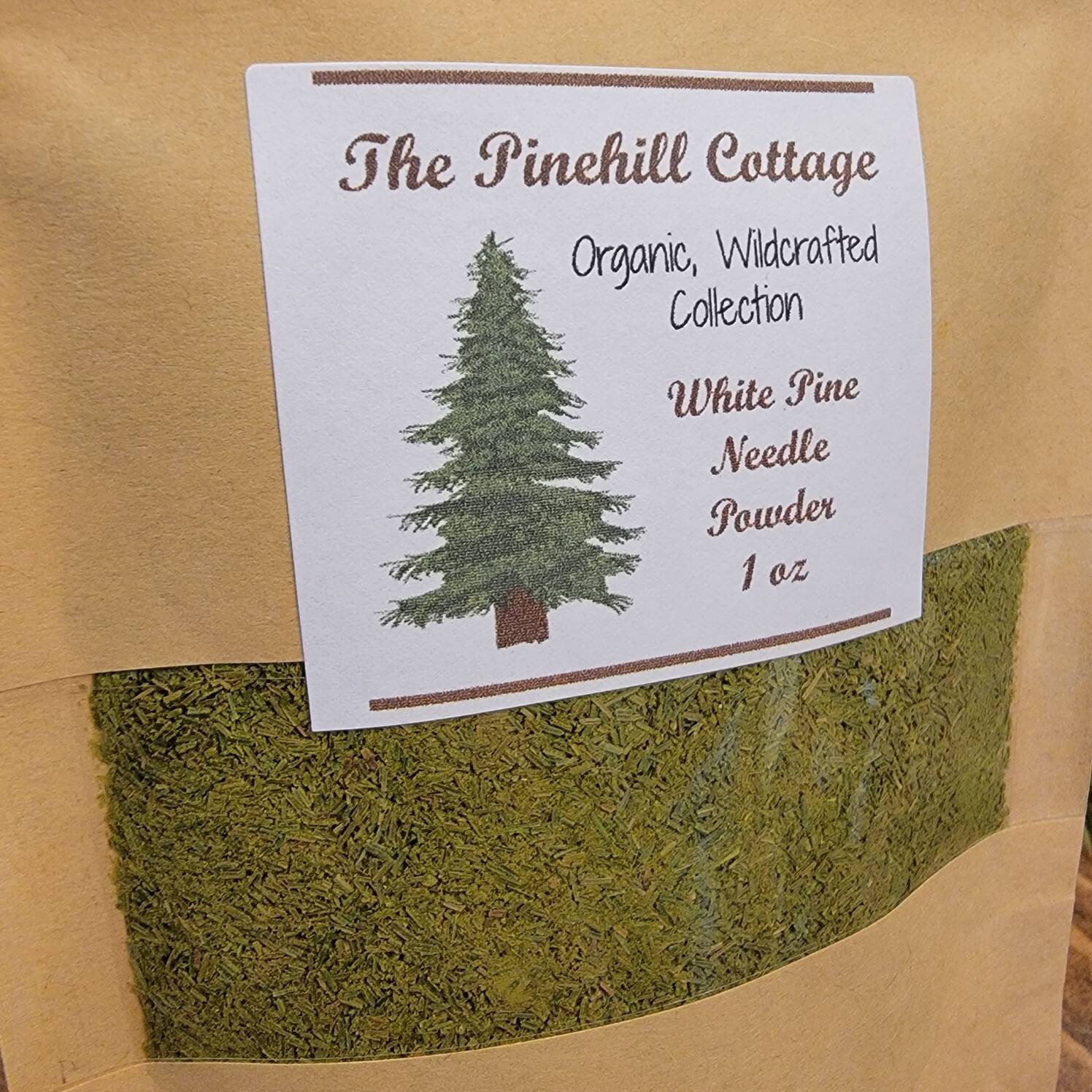 Pine Needle Powder; Needle Tea; White Pine Needle Powder; Organic Pine ...
