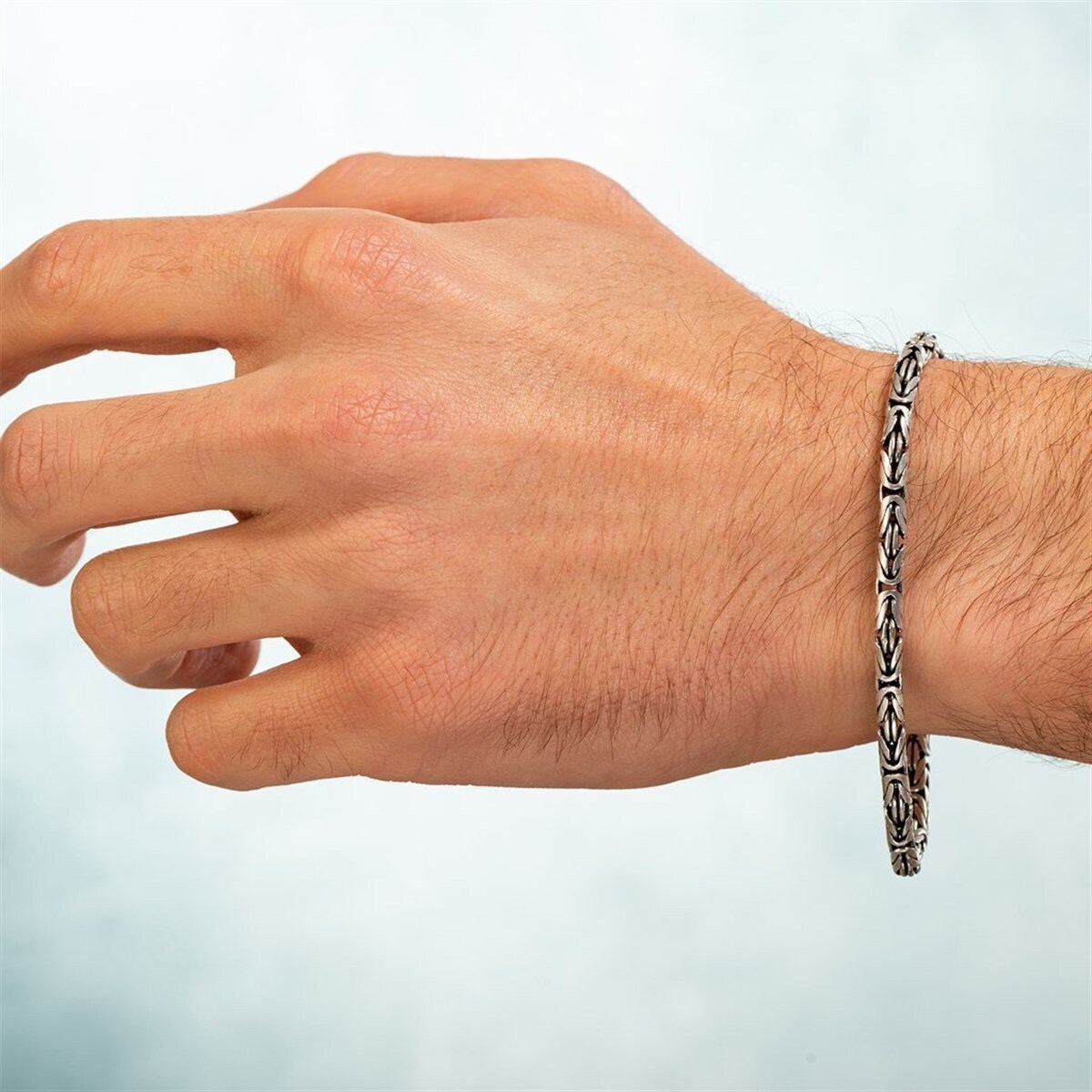 King Chain 925 Sterling Silver Bracelet Thickness 45mm Mens - Etsy