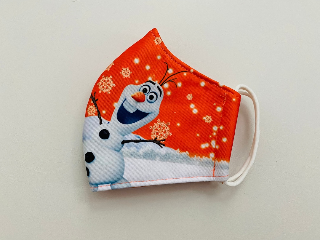 Kids Size Disney-inspired Olaf Face Mask - Etsy