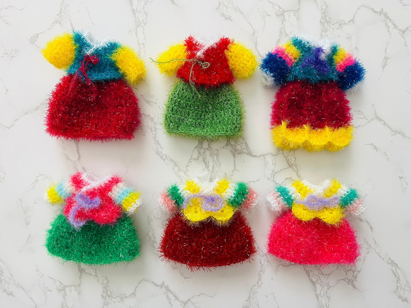 Korean Hanbok Traditional Dress Scrubby Yarn Dish Scrub - Etsy