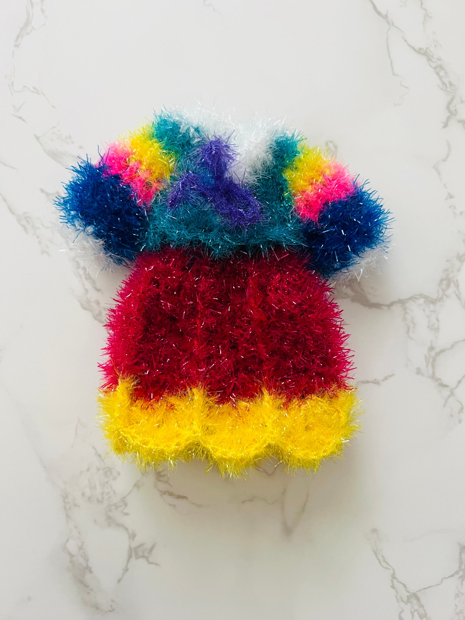 Korean Hanbok Traditional Dress Scrubby Yarn Dish Scrub - Etsy